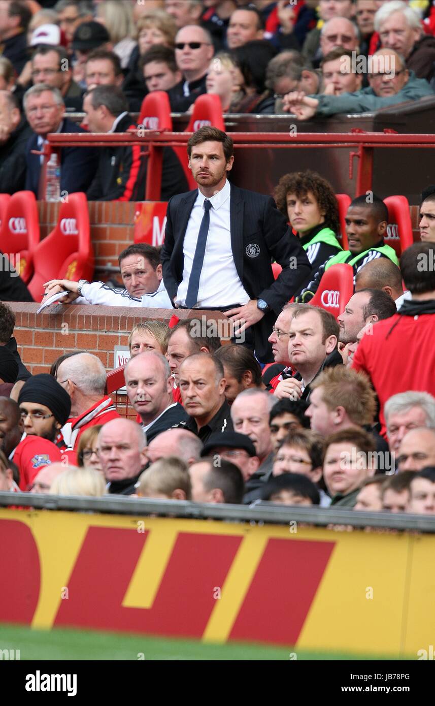 ANDRE VILLAS BOAS CHELSEA FC MANAGER CHELSEA FC MANAGER OLD TRAFFORD ...