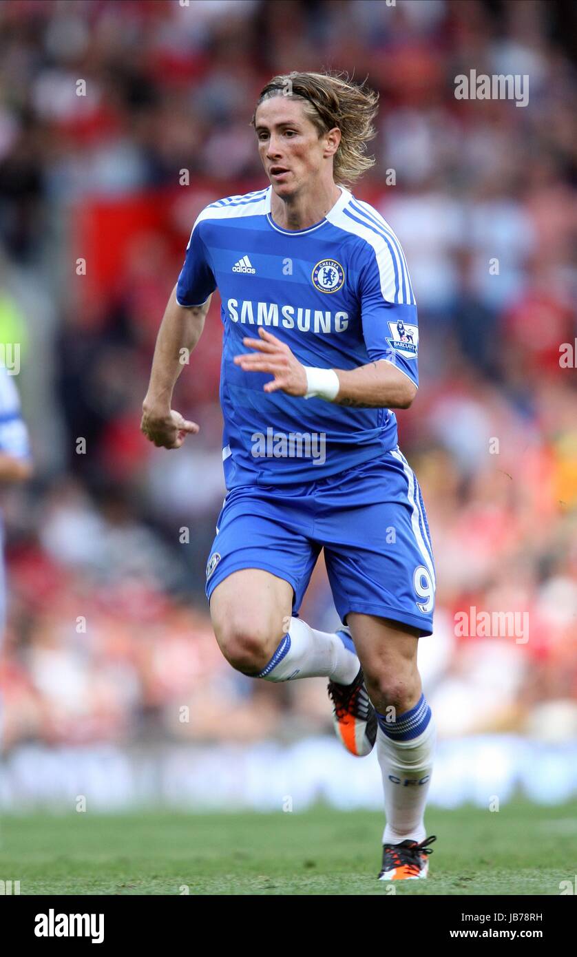 Fernando torres old trafford chelsea hi-res stock photography and ...