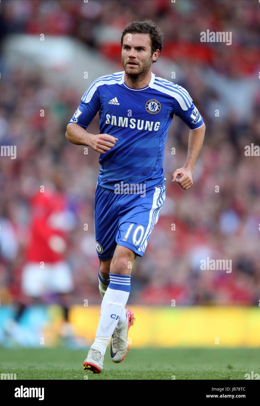 JUAN MATA CHELSEA FC CHELSEA FC OLD TRAFFORD MANCHESTER ENGLAND 18 ...