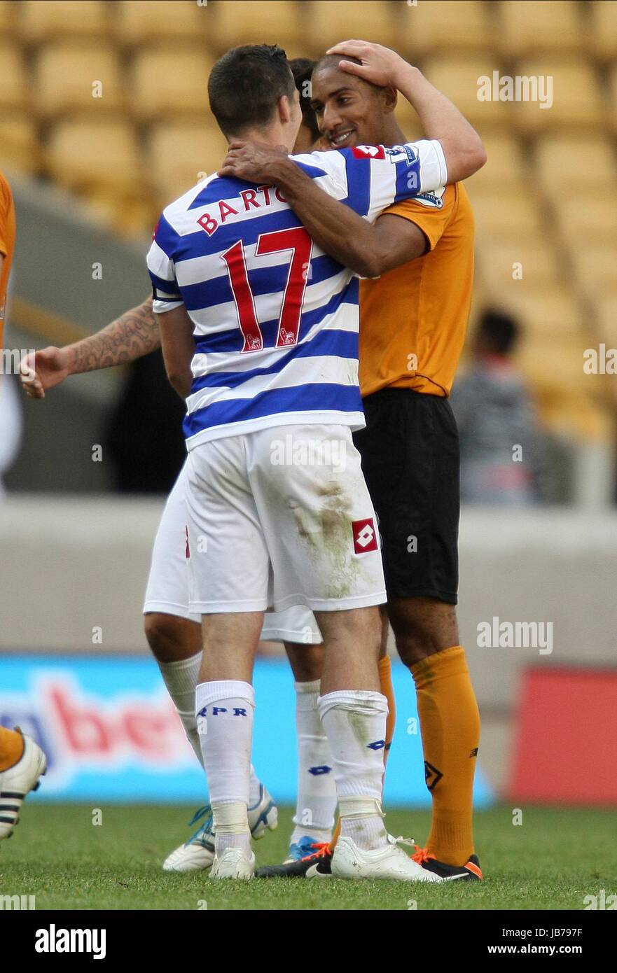 KARL HENRY JOEY BARTON WOLVES V QPR WOLVES V QPR MOLINEUX STADIUM ...