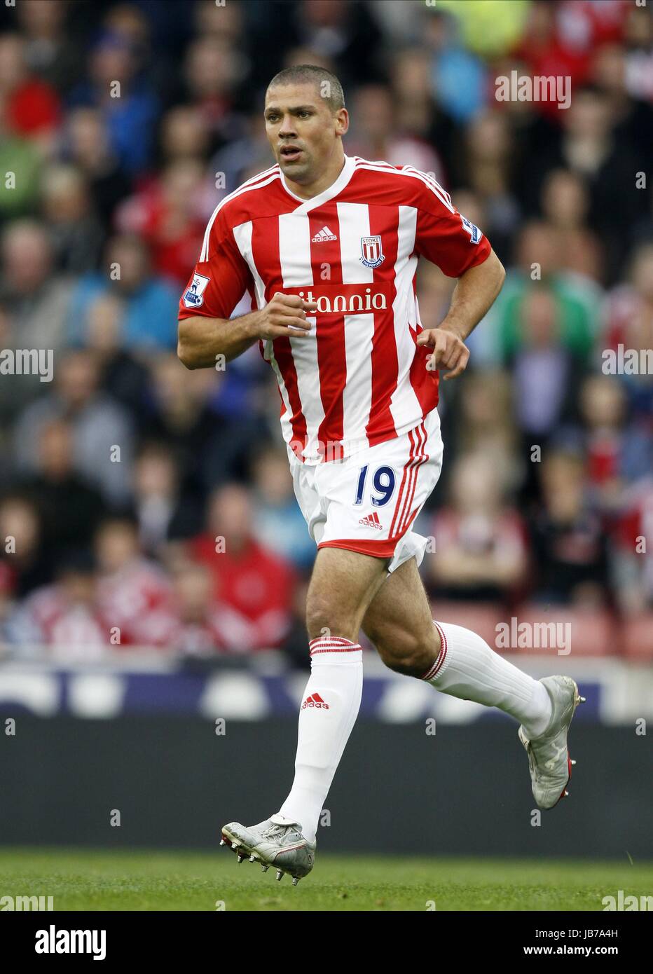 JONATHAN WALTERS STOKE CITY FC STOKE CITY FC THE BRITANNIA STADIUM STOKE-ON-TRENT ENGLAND 24 ...