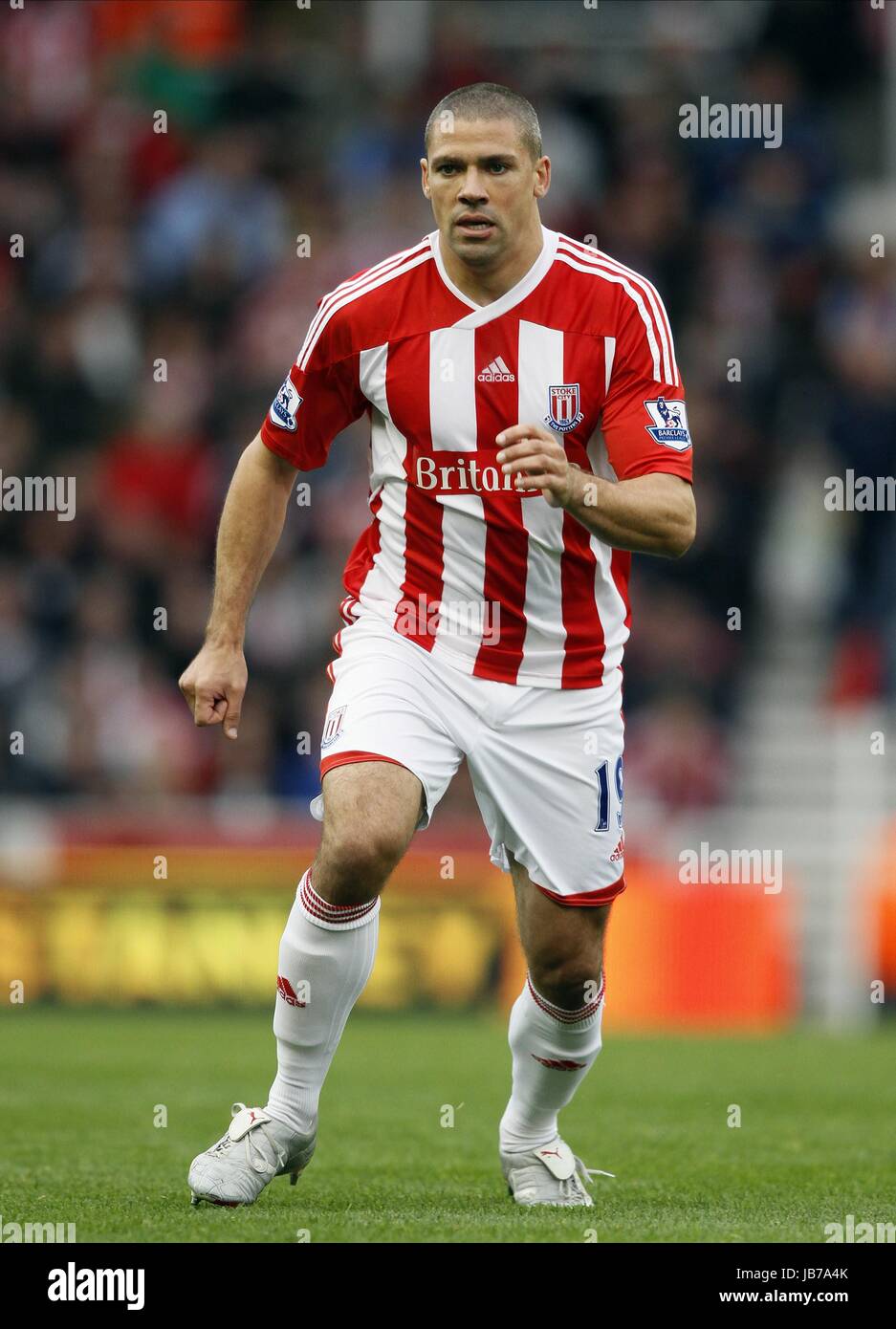 JONATHAN WALTERS STOKE CITY FC STOKE CITY FC THE BRITANNIA STADIUM STOKE-ON-TRENT ENGLAND 24 ...