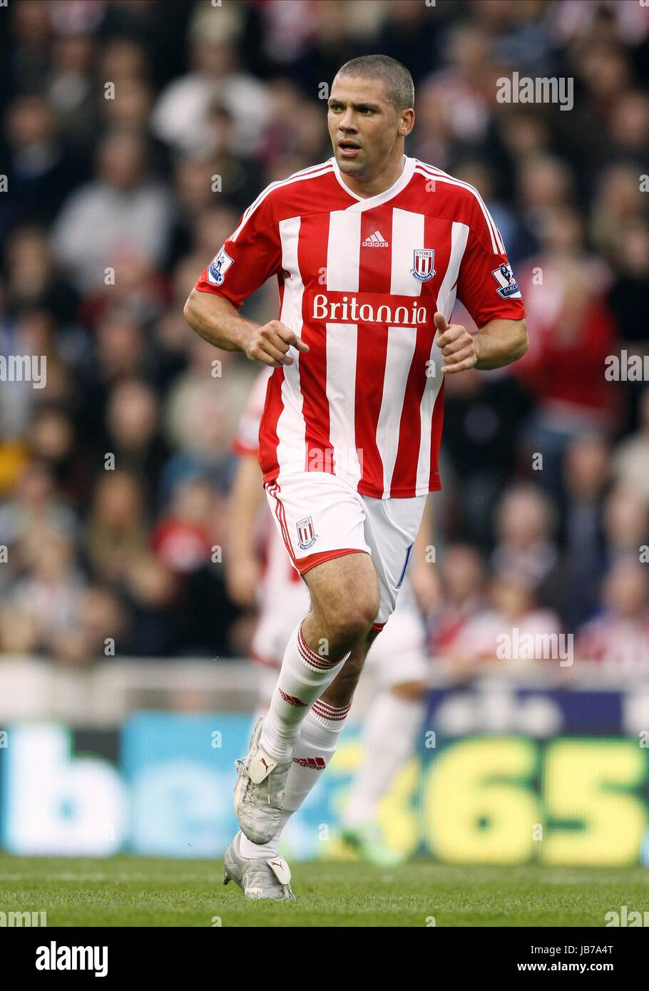 JONATHAN WALTERS STOKE CITY FC STOKE CITY FC THE BRITANNIA STADIUM STOKE-ON-TRENT ENGLAND 24 ...