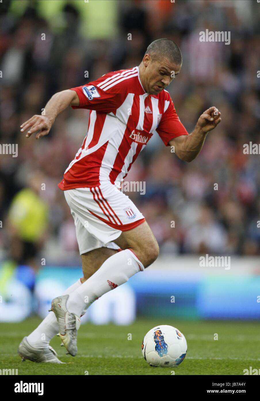 JONATHAN WALTERS STOKE CITY FC STOKE CITY FC THE BRITANNIA STADIUM ...