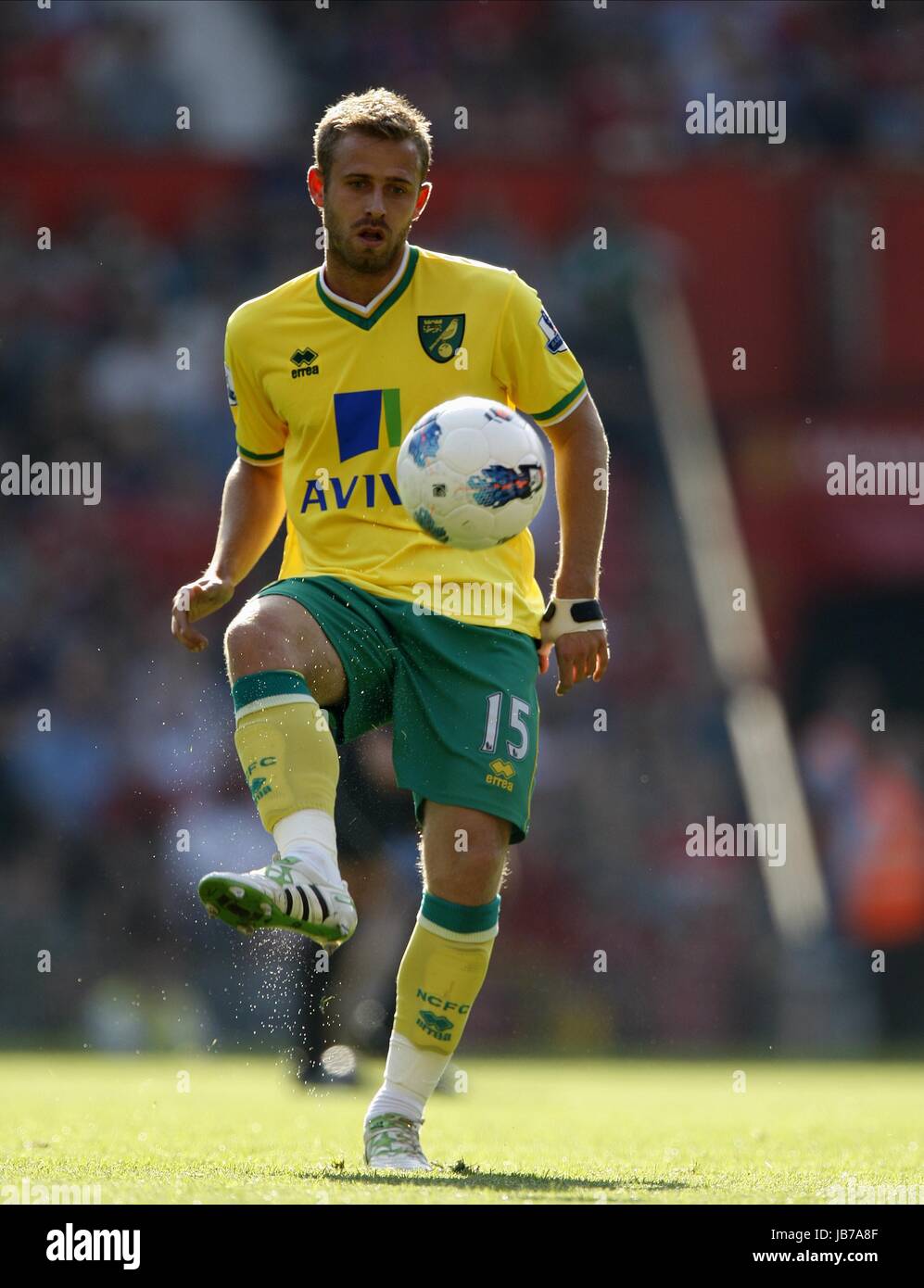 DAVID FOX NORWICH CITY FC OLD TRAFFORD MANCHESTER ENGLAND 01 October ...