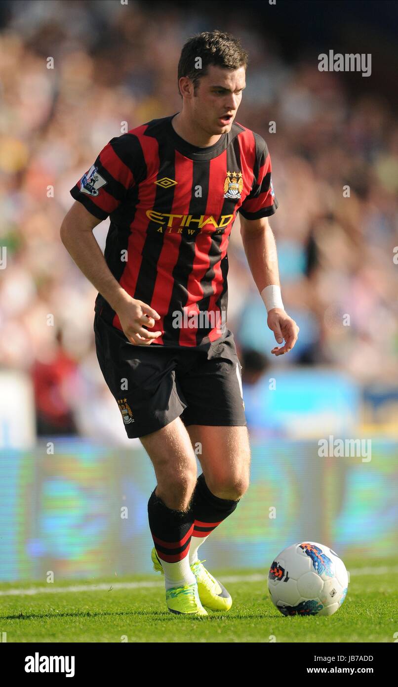 ADAM JOHNSON MANCHESTER CITY FC MANCHESTER CITY FC EWOOD PARK BLACKBURN ...