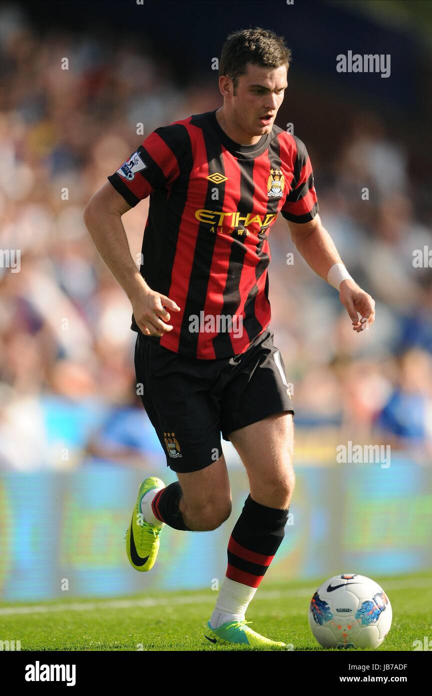 ADAM JOHNSON MANCHESTER CITY FC MANCHESTER CITY FC EWOOD PARK BLACKBURN ...