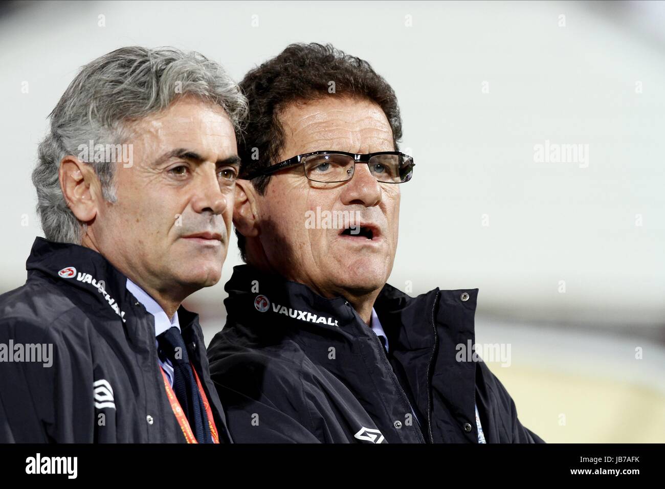 FABIO CAPELLO & FRANCO BALDINI MONTENEGRO V ENGLAND CITY STADIUM ...