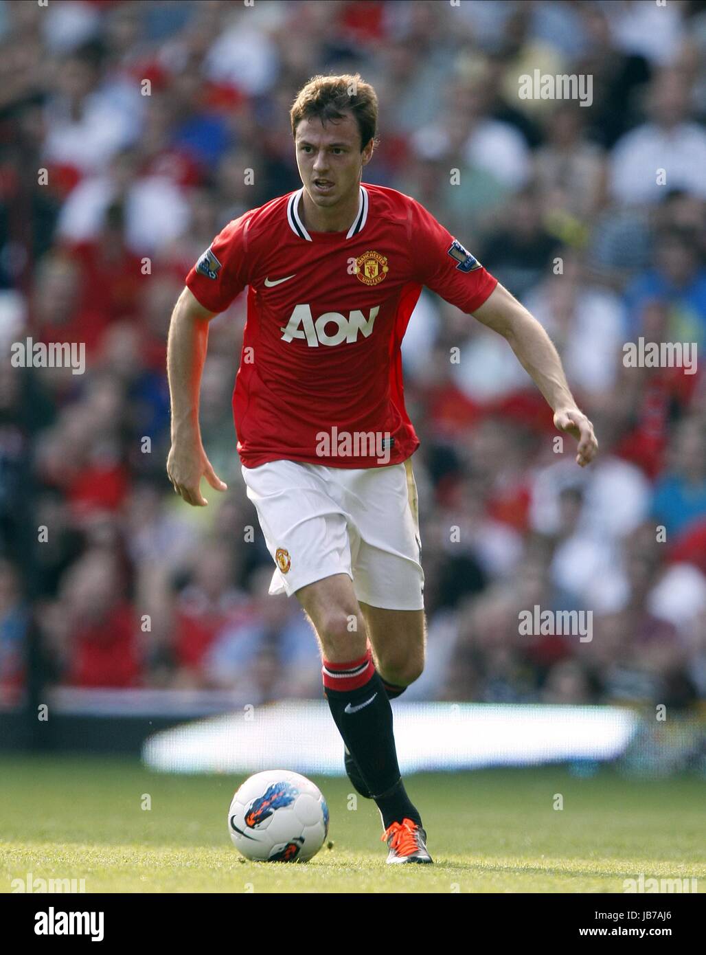 JONNY EVANS MANCHESTER UNITED FC OLD TRAFFORD MANCHESTER ENGLAND 01 ...