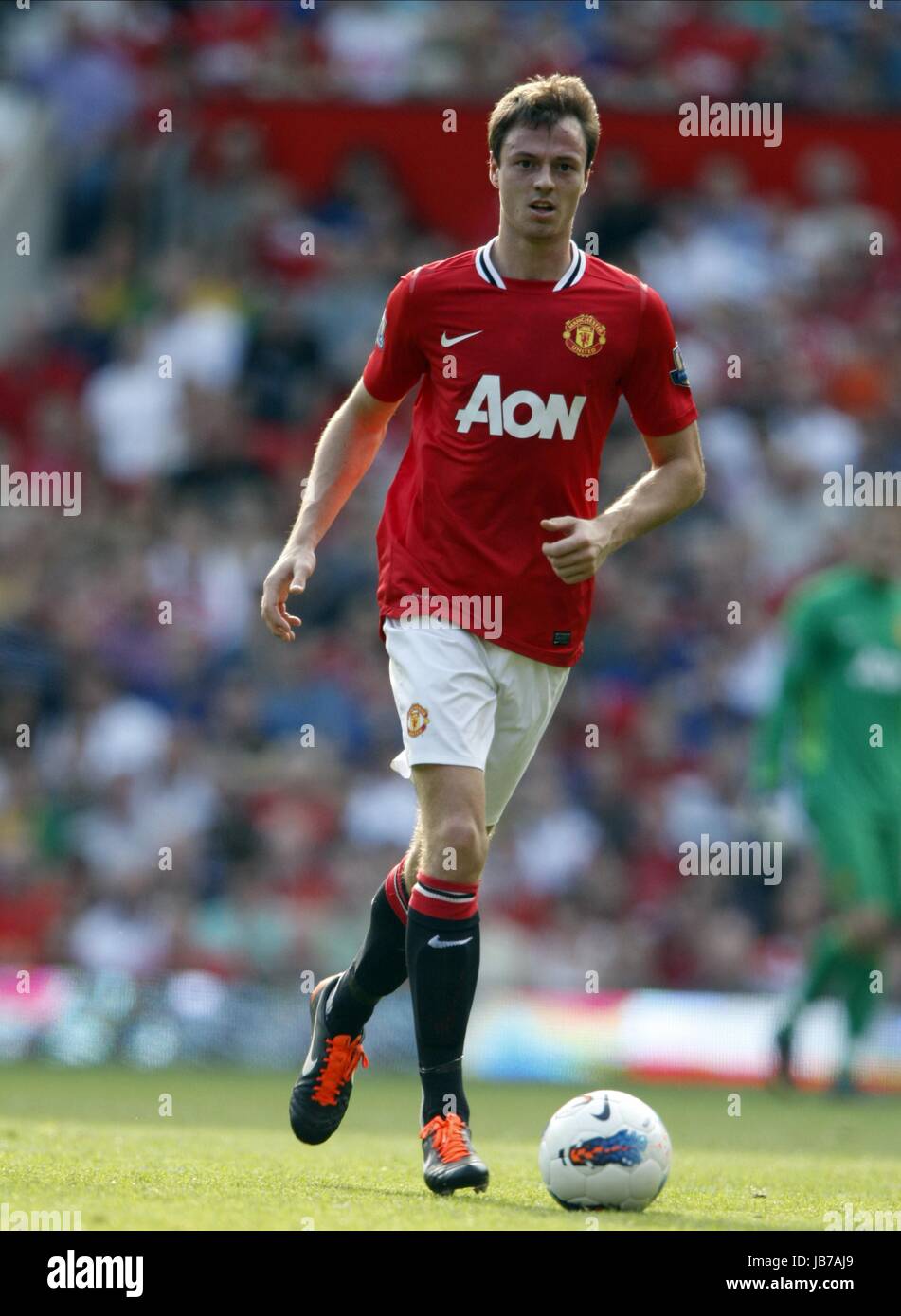 JONNY EVANS MANCHESTER UNITED FC OLD TRAFFORD MANCHESTER ENGLAND 01 ...