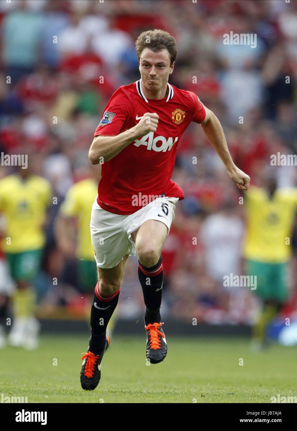 JONNY EVANS MANCHESTER UNITED FC OLD TRAFFORD MANCHESTER ENGLAND 01 ...