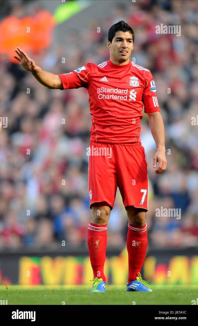 LUIS SUAREZ LIVERPOOL FC LIVERPOOL FC ANFIELD LIVERPOOL ENGLAND 15 ...