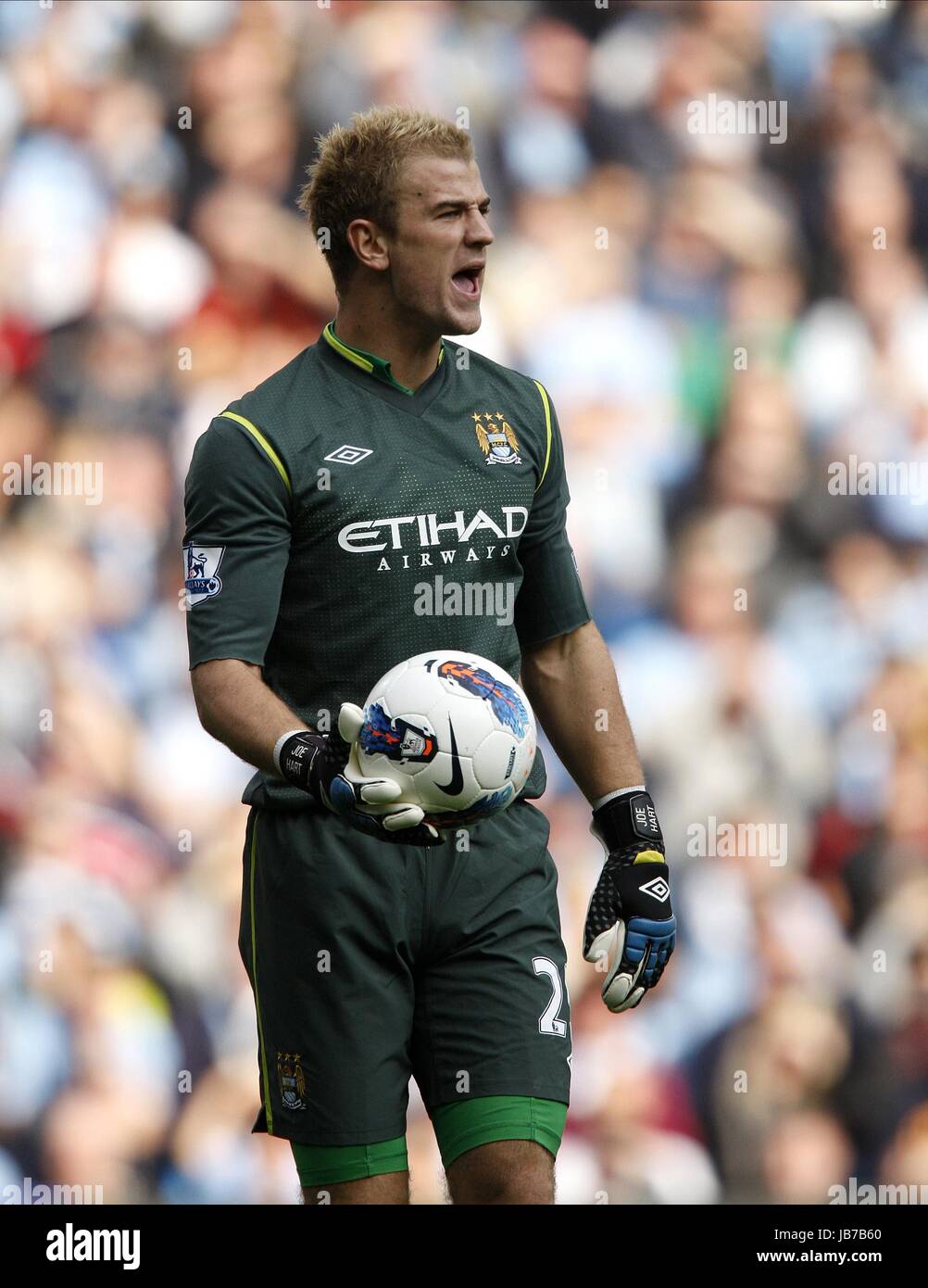 JOE HART MANCHESTER CITY FC MANCHESTER CITY FC ETHIAD STADIUM ...