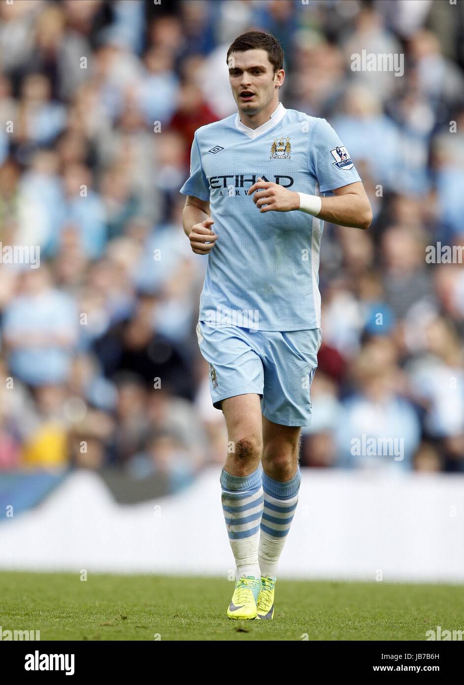 ADAM JOHNSON MANCHESTER CITY FC MANCHESTER CITY FC ETHIAD STADIUM ...