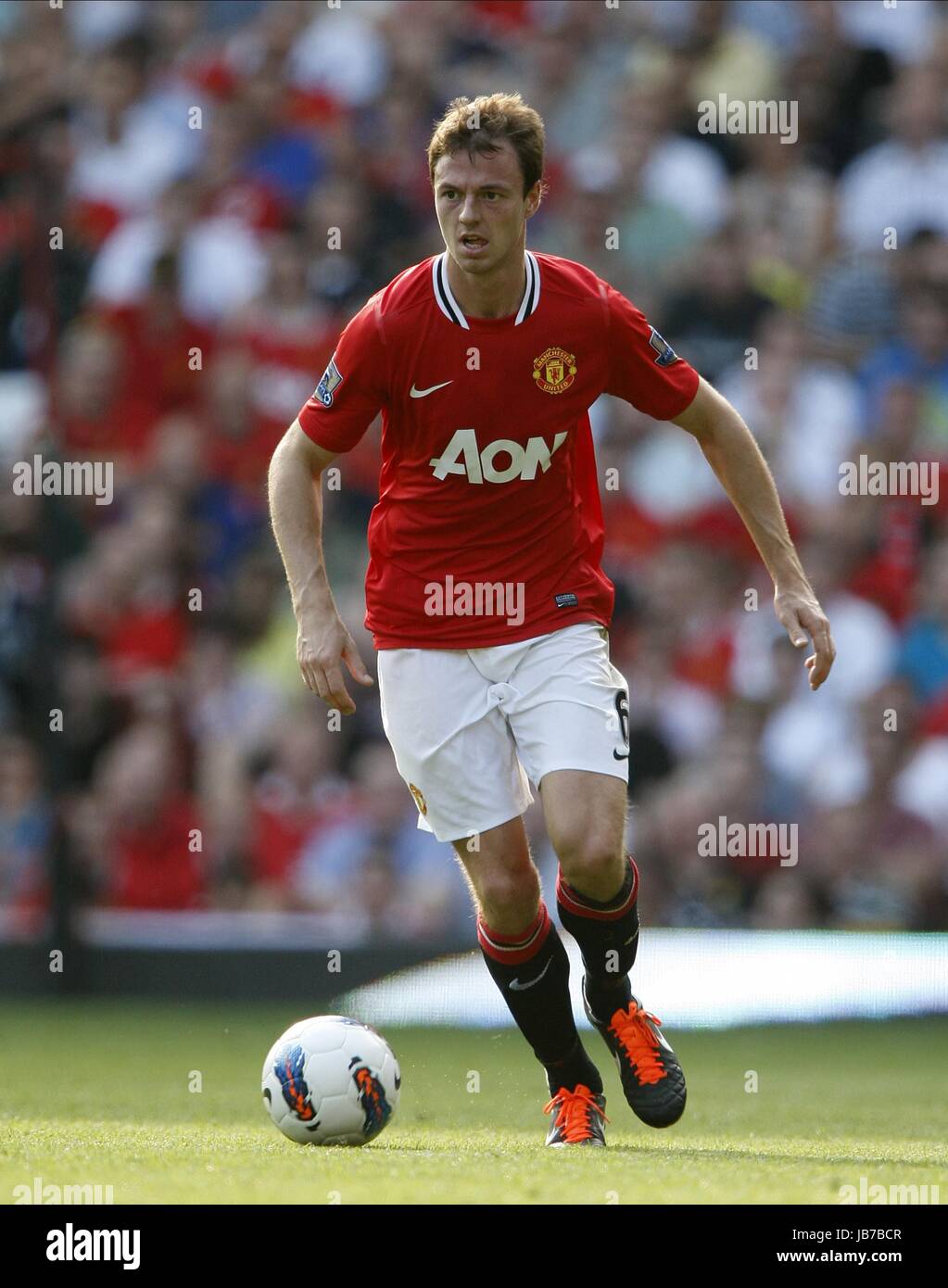 JOHNNY EVANS MANCHESTER UNITED FC MANCHESTER UNITED FC OLD TRAFFORD ...