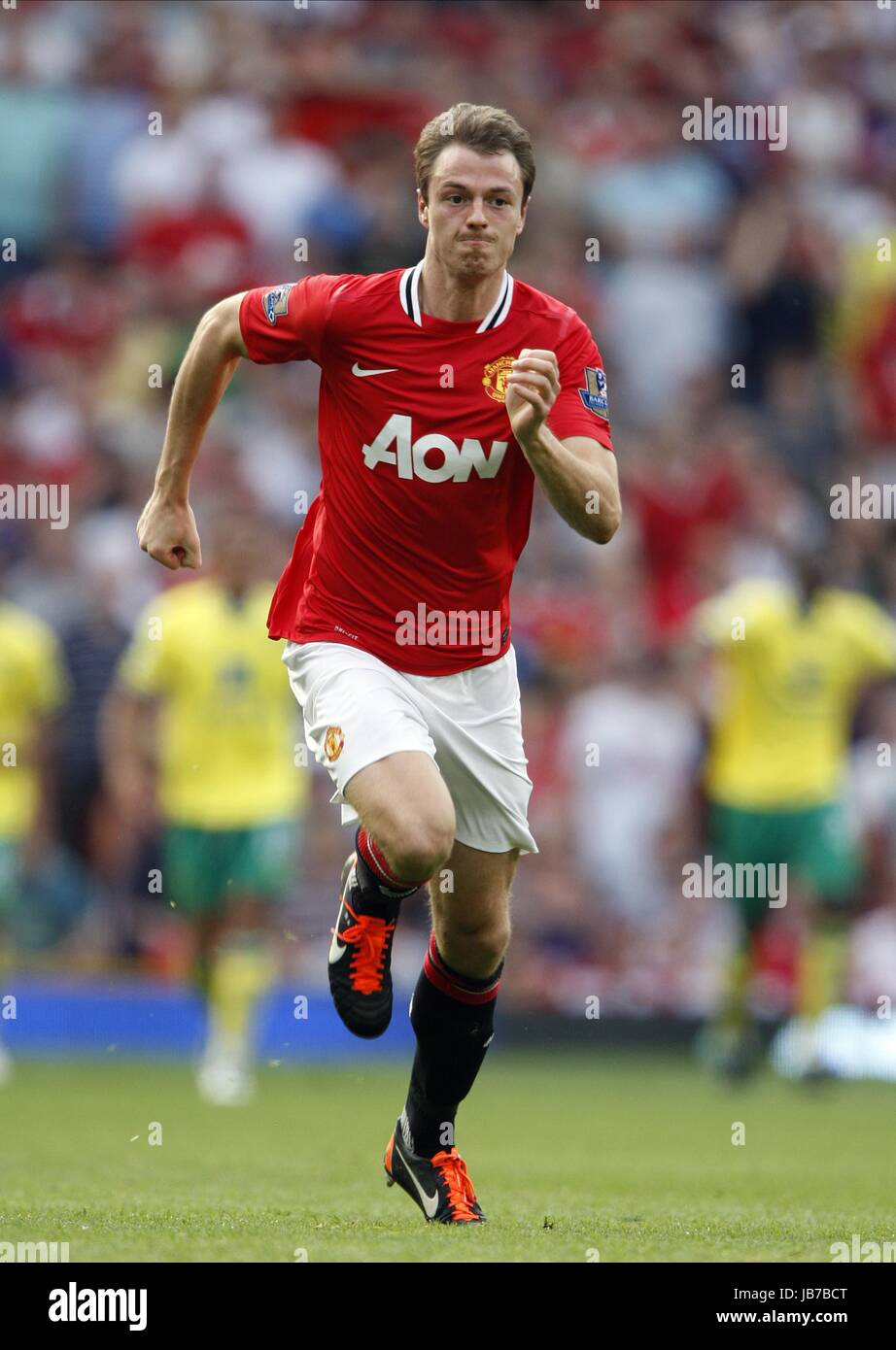 JOHNNY EVANS MANCHESTER UNITED FC MANCHESTER UNITED FC OLD TRAFFORD ...