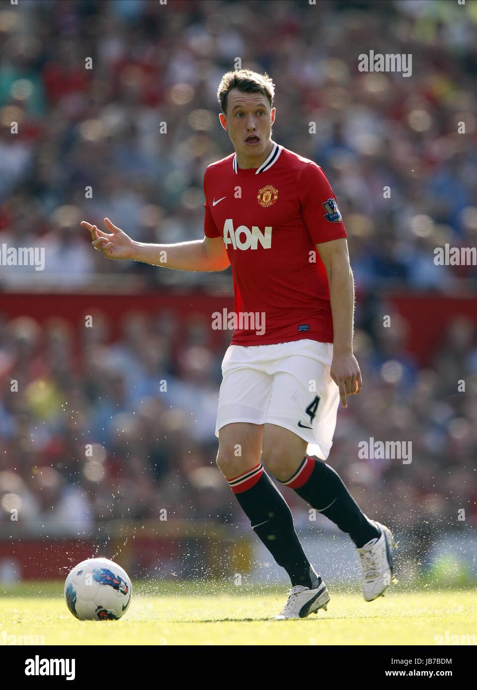 PHIL JONES MANCHESTER UNITED FC MANCHESTER UNITED FC OLD TRAFFORD ...