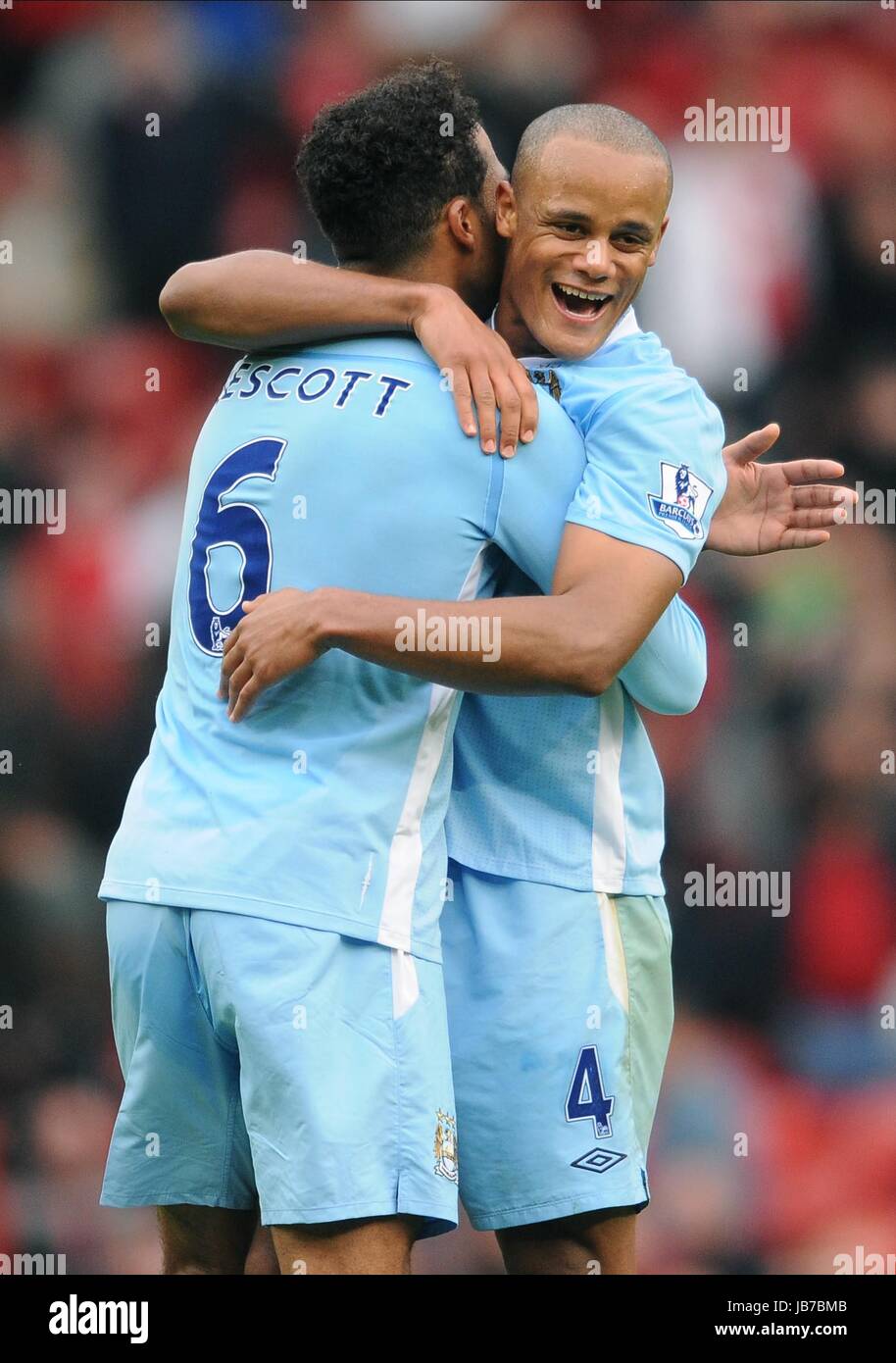 JOLEON LESCOTT & VINCENT KOMPA MANCHESTER UTD V MANCHESTER CI OLD ...