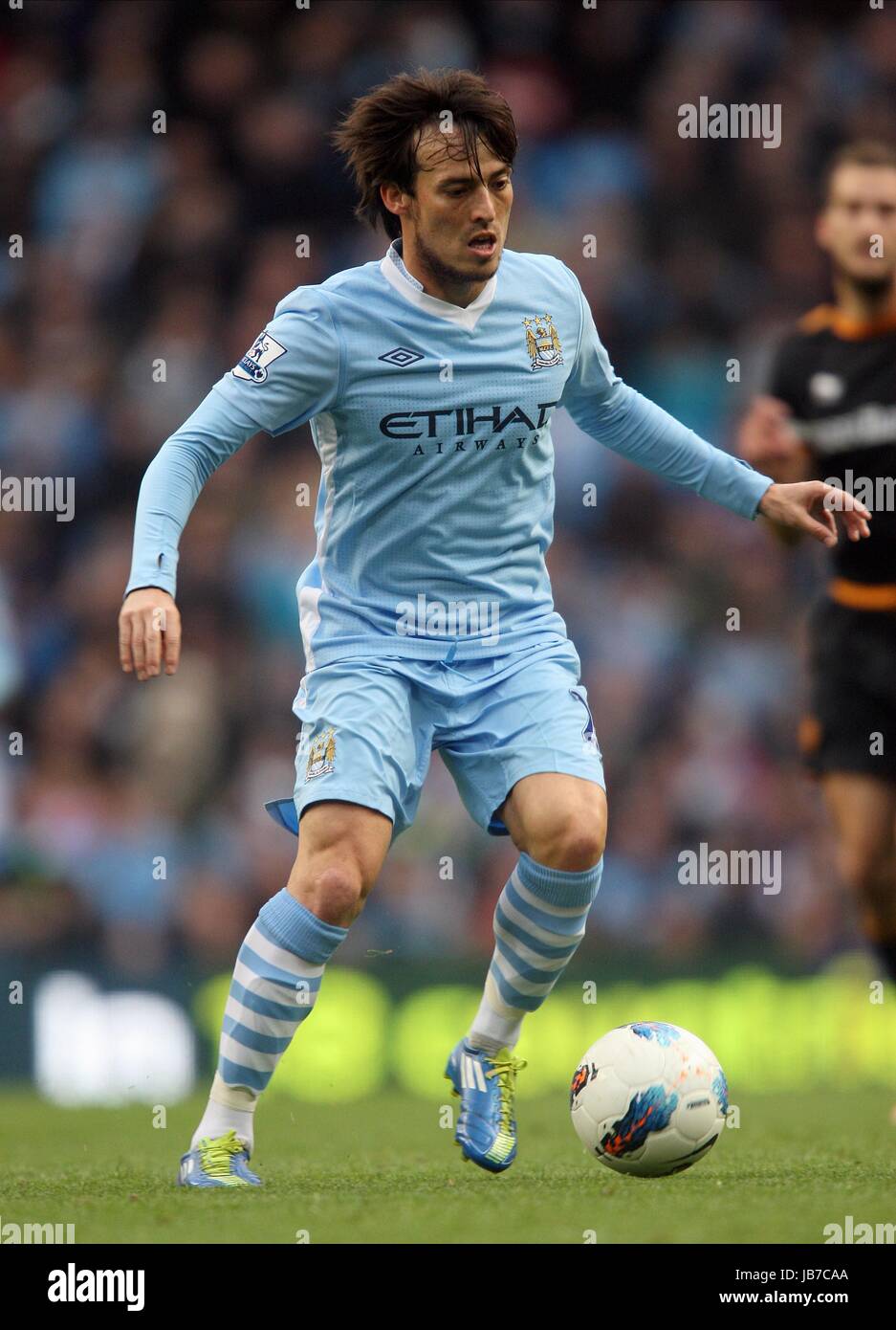 DAVID SILVA MANCHESTER CITY FC MANCHESTER CITY FC ETIHAD STADIUM ...