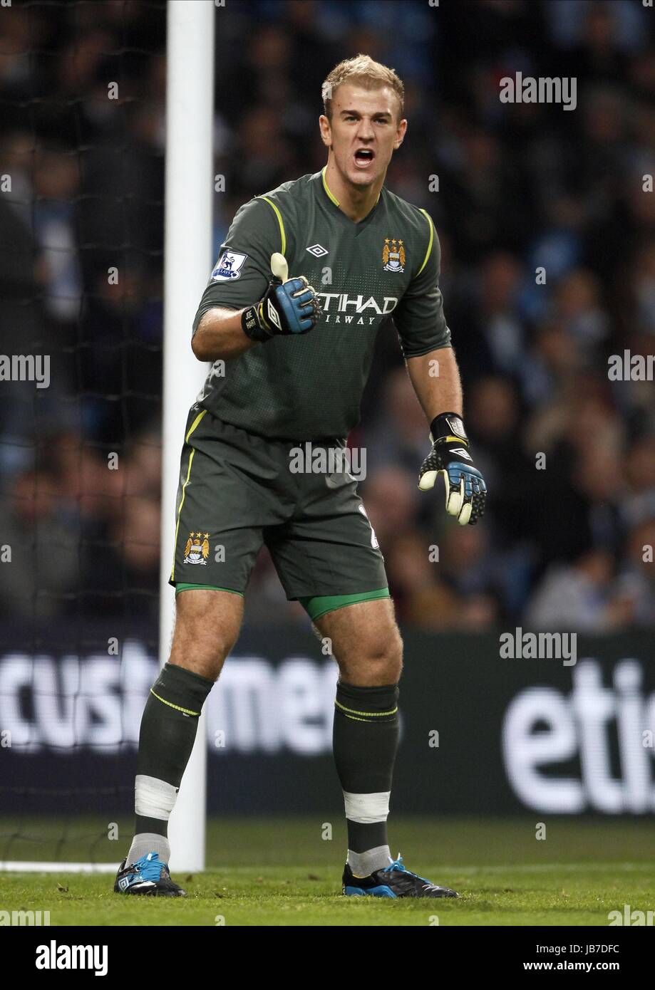 JOE HART MANCHESTER CITY FC MANCHESTER CITY FC ETIHAD STADIUM ...