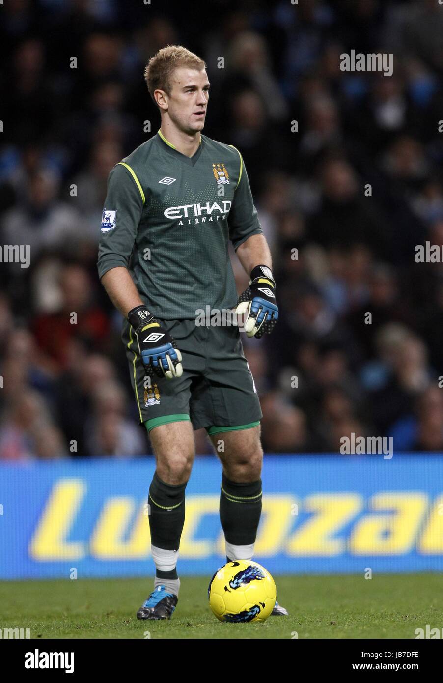 JOE HART MANCHESTER CITY FC MANCHESTER CITY FC ETIHAD STADIUM ...