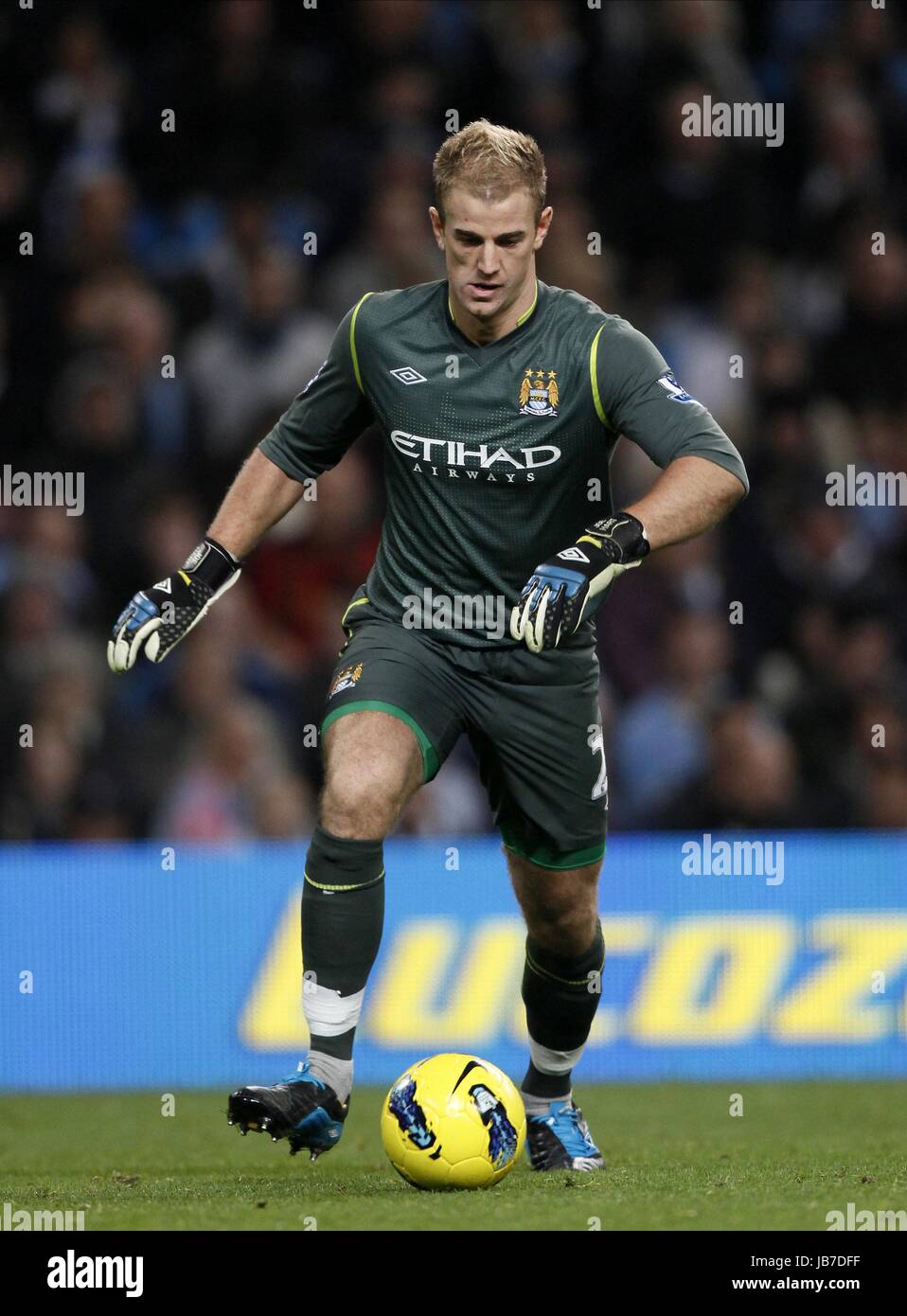 JOE HART MANCHESTER CITY FC MANCHESTER CITY FC ETIHAD STADIUM ...