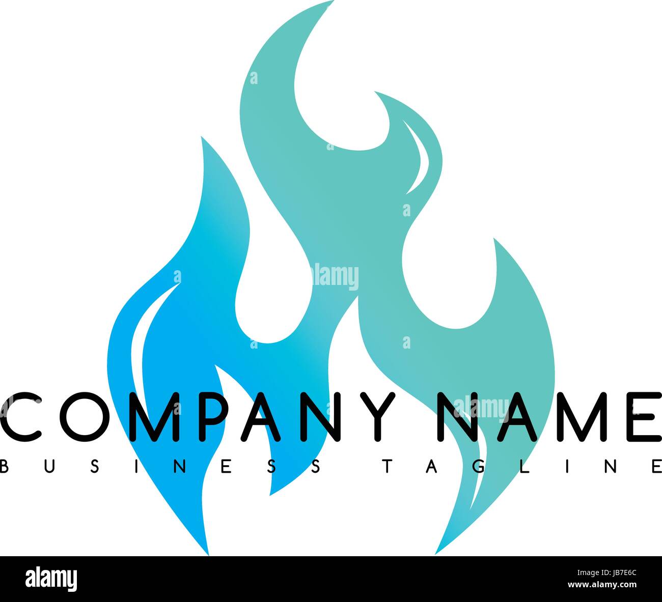 fire flame burn logo logotype template vector art Stock Vector Image ...