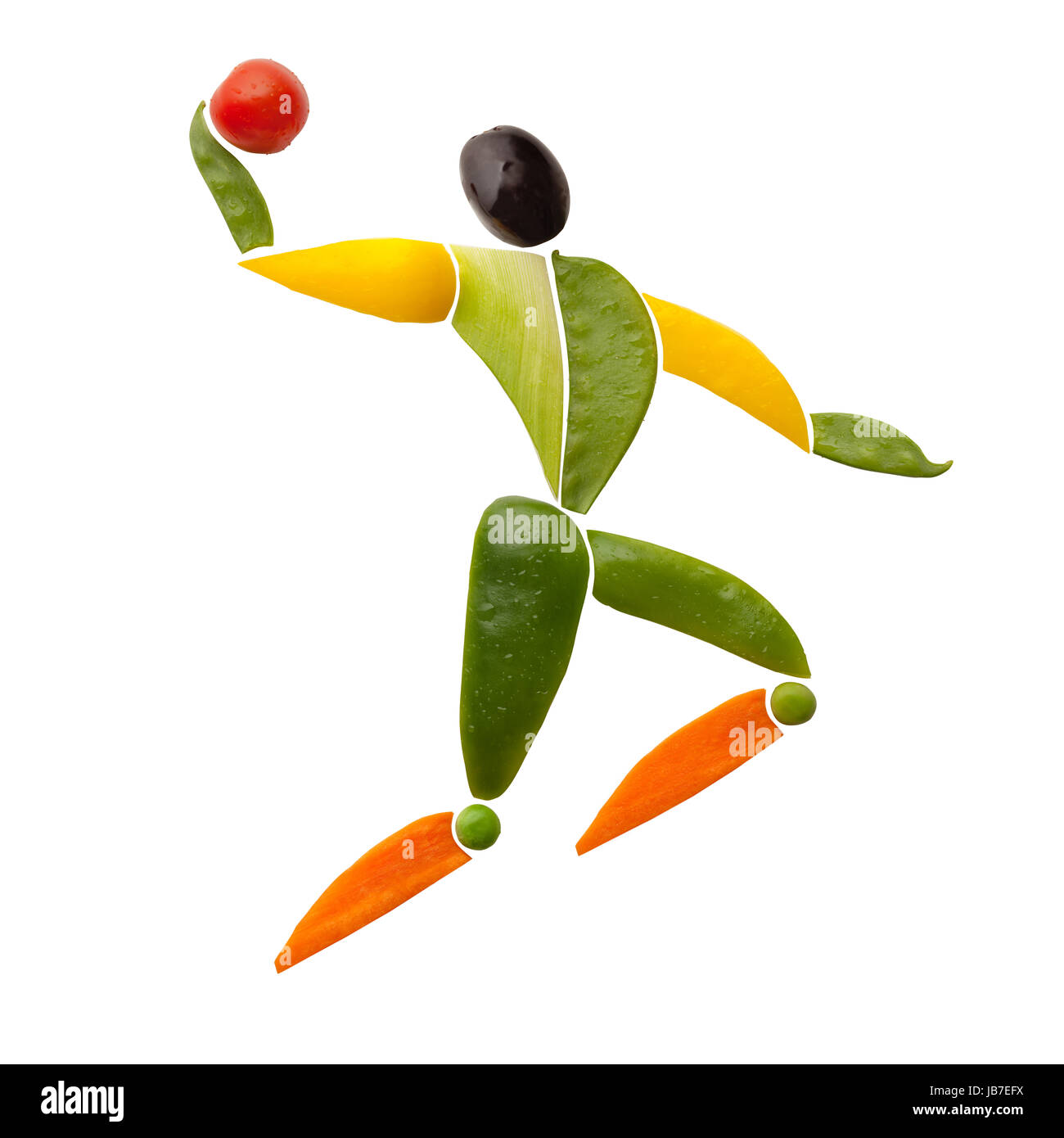 Player hand serve ball Cut Out Stock Images & Pictures - Alamy