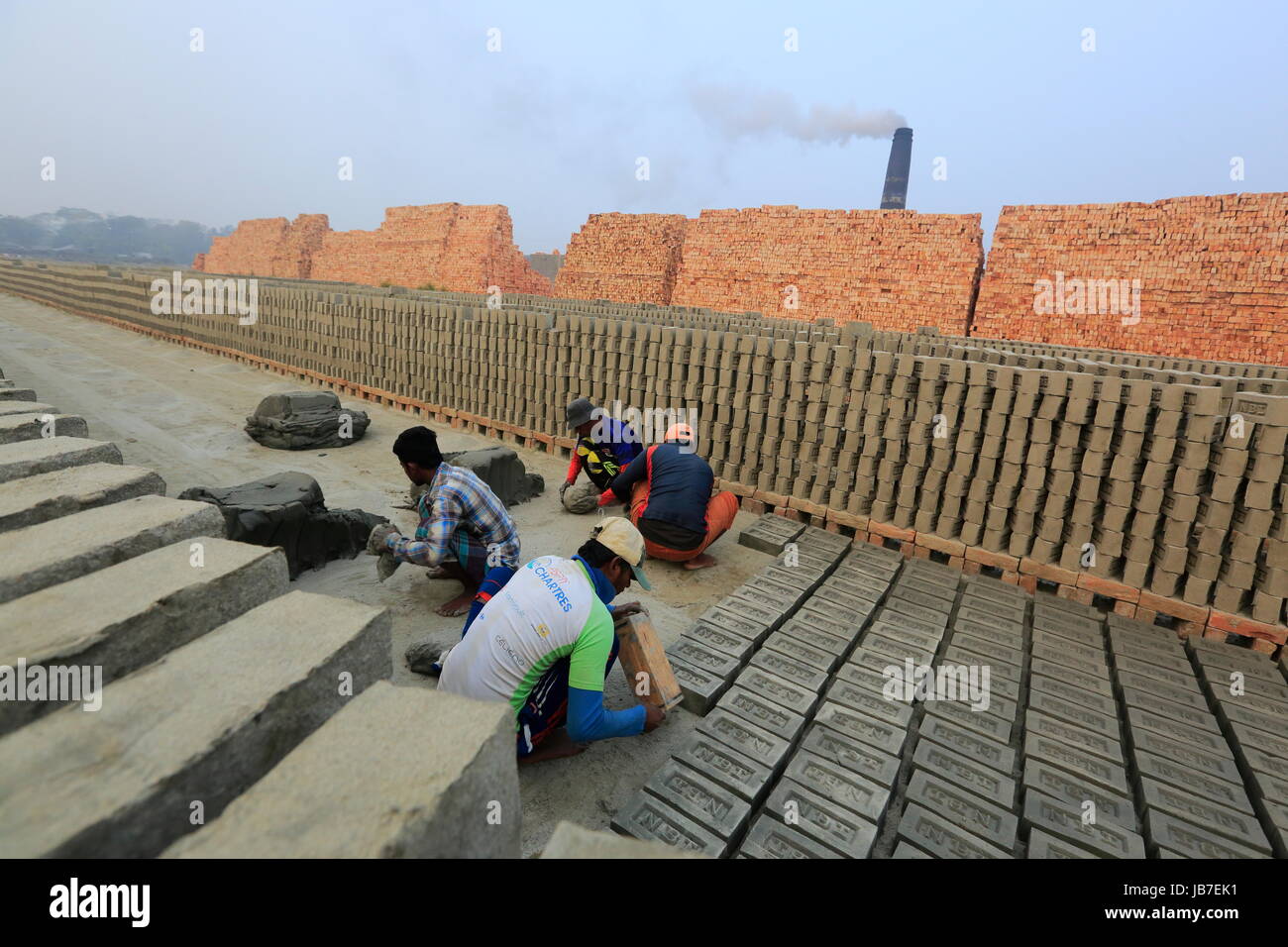 Brickfield In Bangladesh High Resolution Stock Photography and Images ...