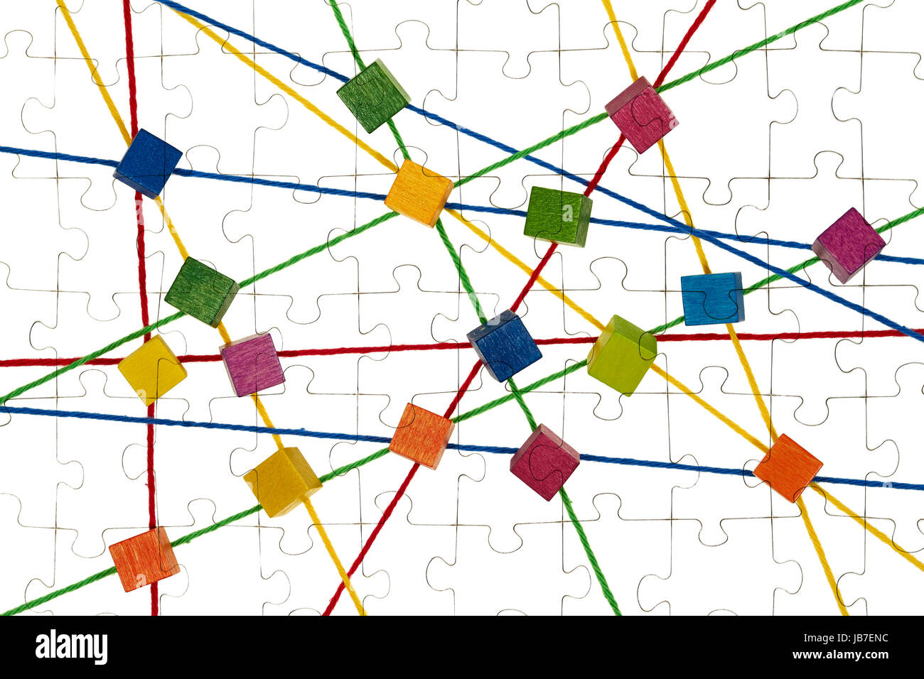 Pieces of colourful threads hi-res stock photography and images - Alamy