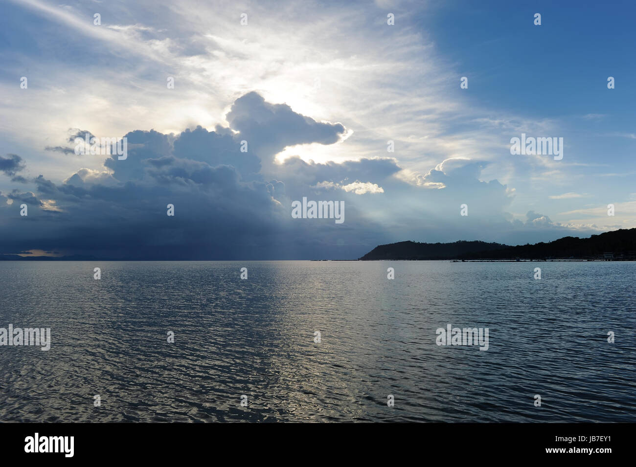 Hurricane over sea hi-res stock photography and images - Alamy
