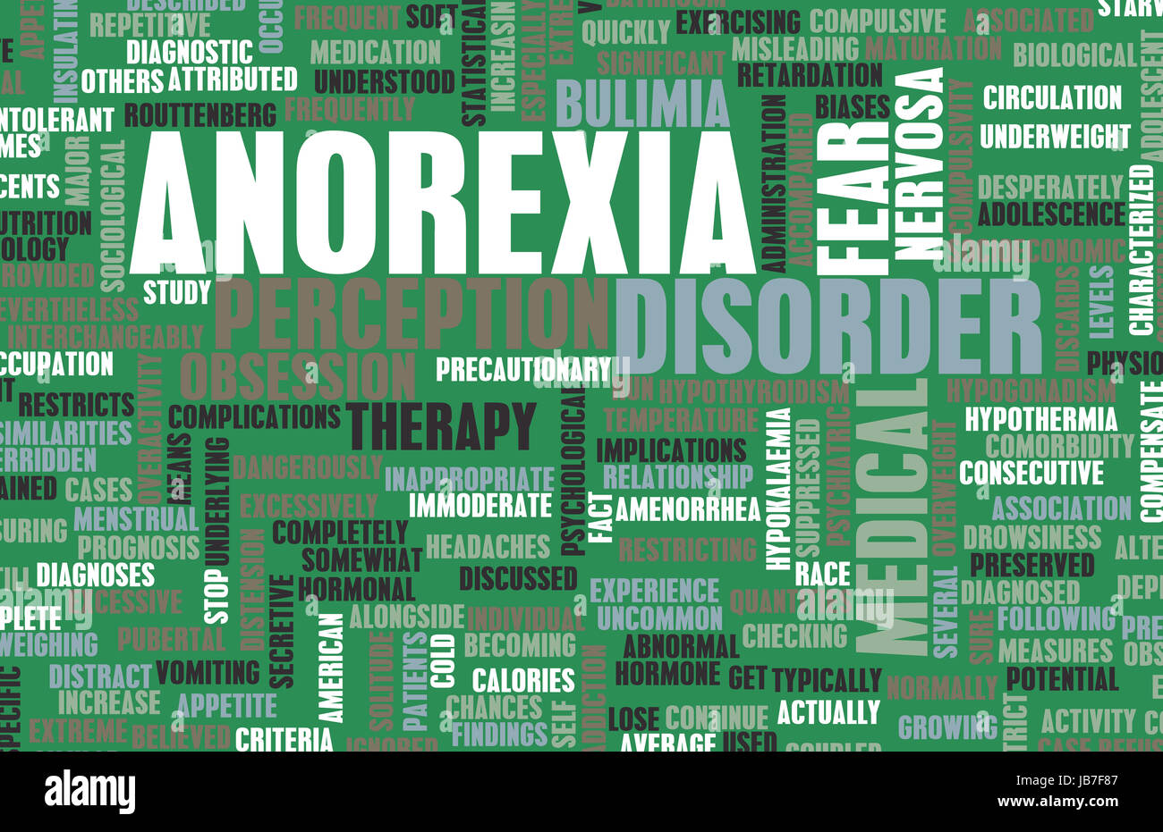 Anorexia Nervosa as a Medical Diagnosis Concept Stock Photo - Alamy