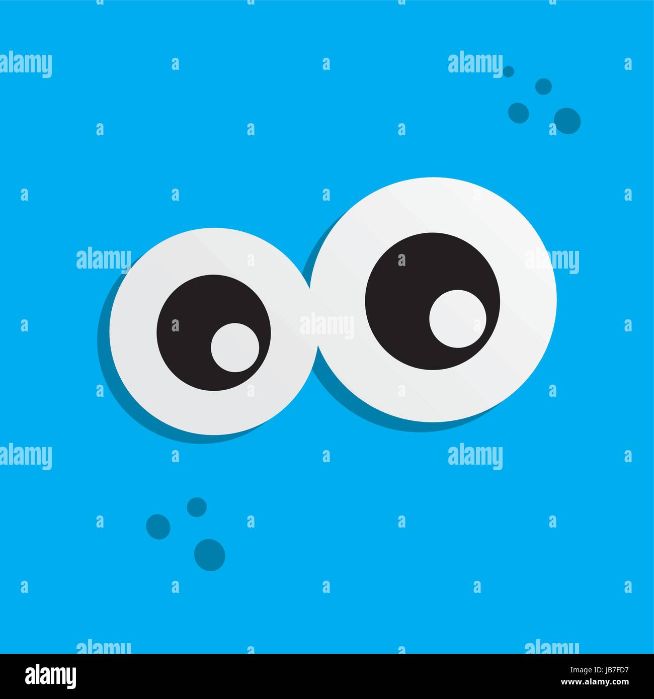 cute adorable ugly scary funny mascot monster eye vector art Stock ...