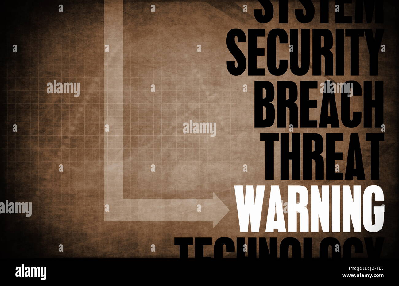 Warning Computer Security Threat and Protection Stock Photo - Alamy