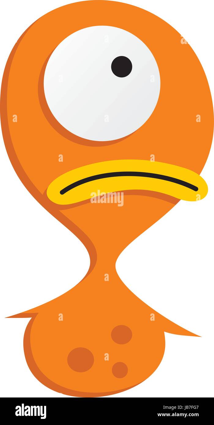 cute adorable ugly scary funny mascot monster vector art Stock Vector ...