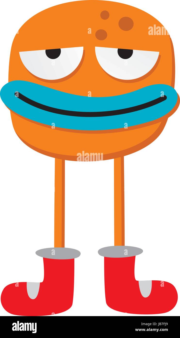 cute adorable ugly scary funny mascot monster vector art Stock Vector ...