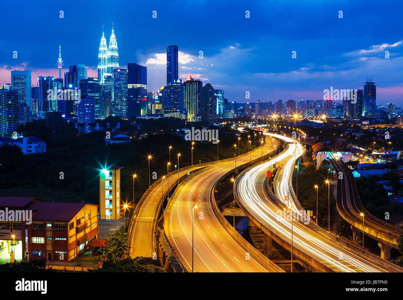 Kuala Lumpur skyline Stock Photo - Alamy