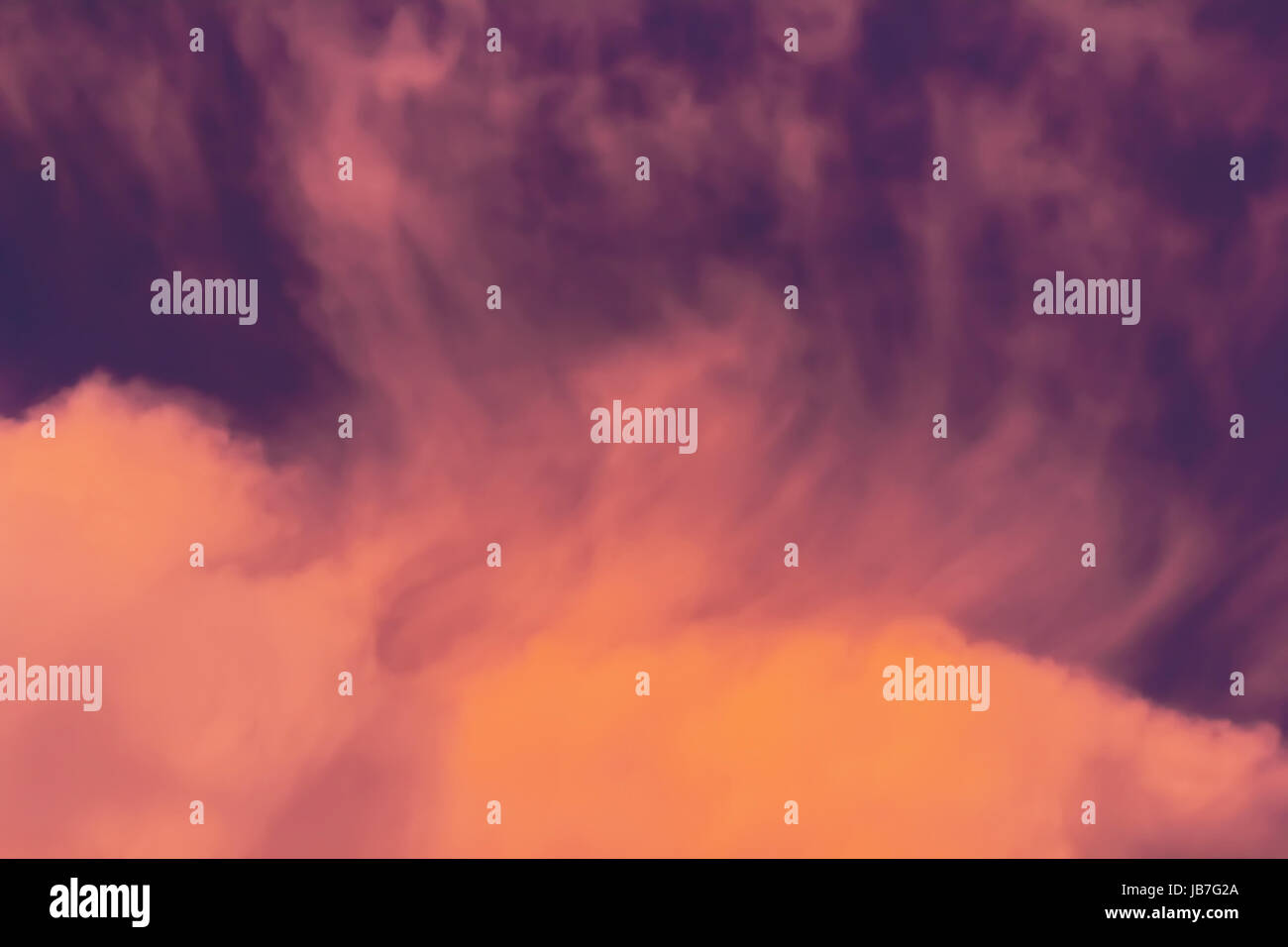 Deep ominous scarlet sky like great symbol Stock Photo - Alamy