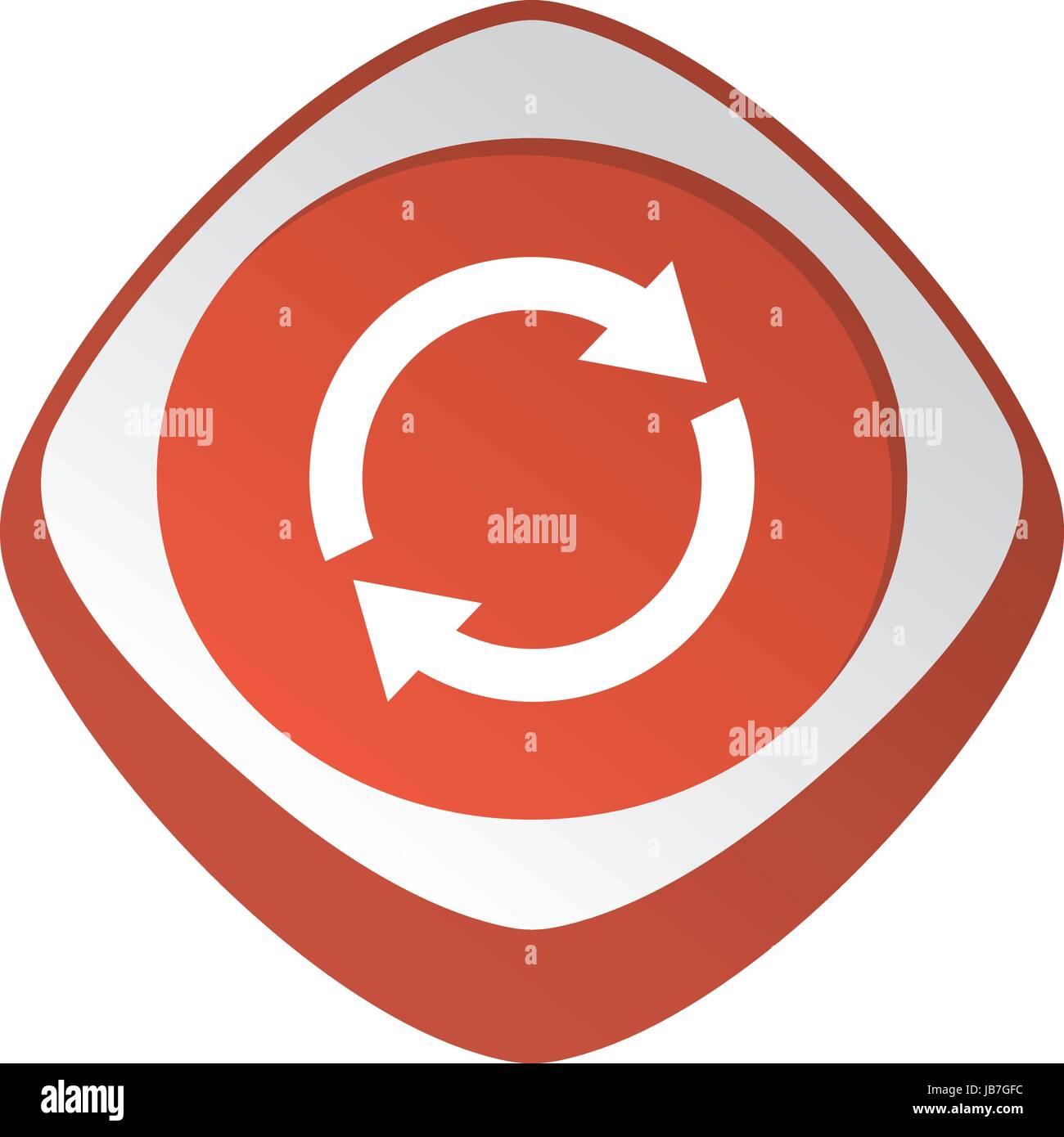 restart refresh glossy color app icon button game asset theme vector ...