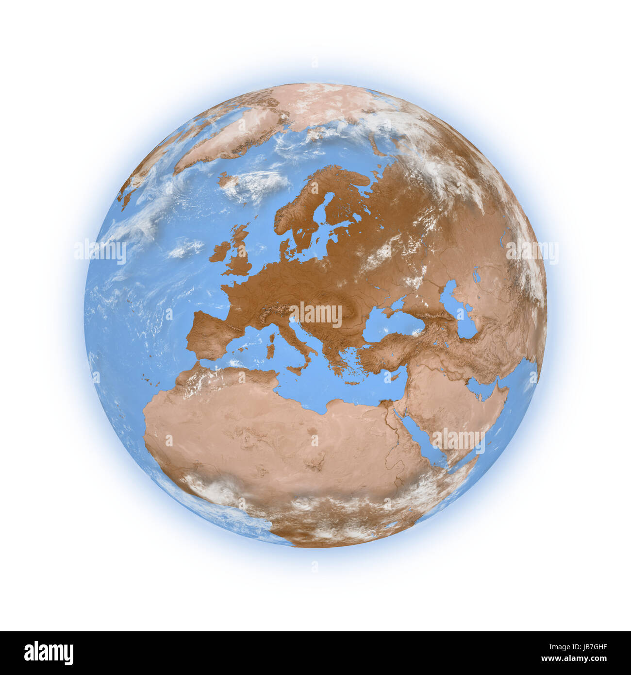 Highly detailed map world Cut Out Stock Images & Pictures - Alamy