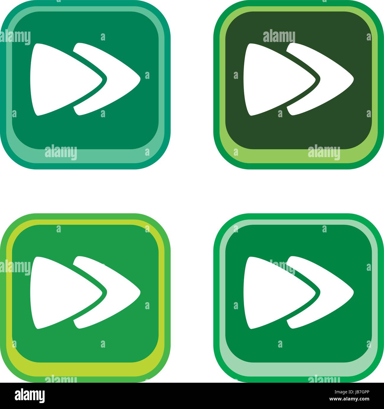 color app icon button game asset theme vector art Stock Vector Image ...