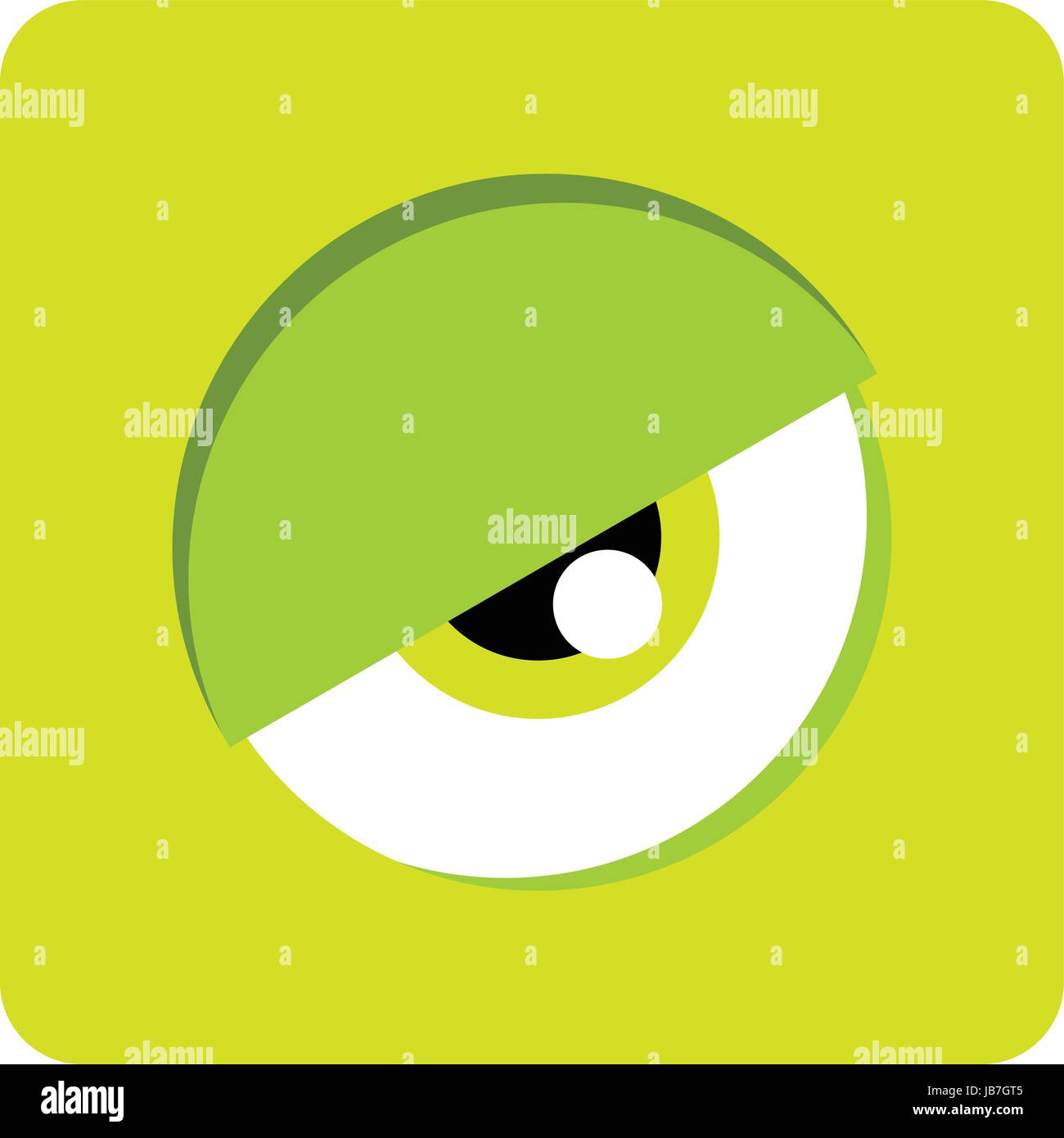 adorable color cartoon eye expression vector art illustration Stock ... adorable color cartoon eye expression vector art illustration Stock ...