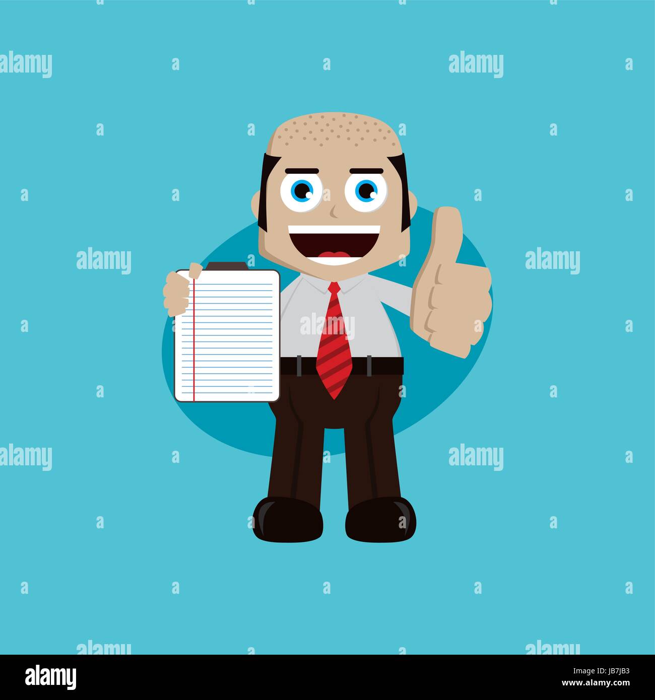businessman manager at work holding report book cartoon vector art ...