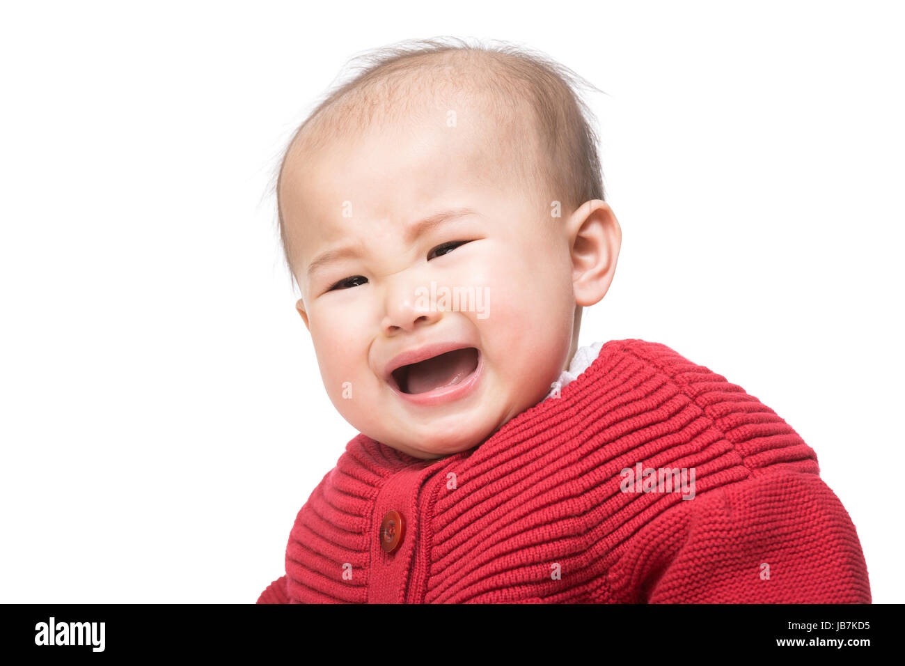 Crying baby girl Stock Photo - Alamy