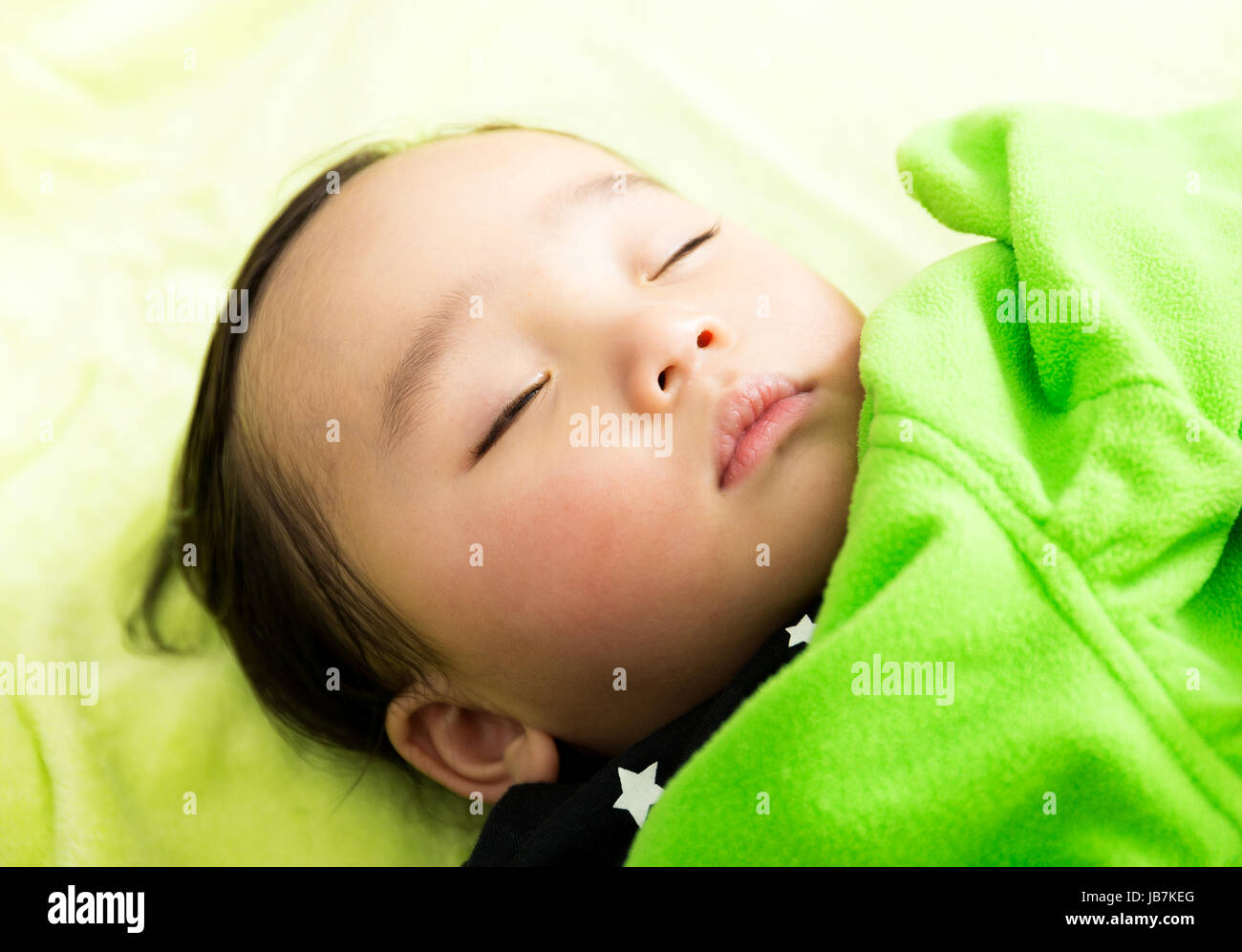 Asian baby sleeping Stock Photo - Alamy