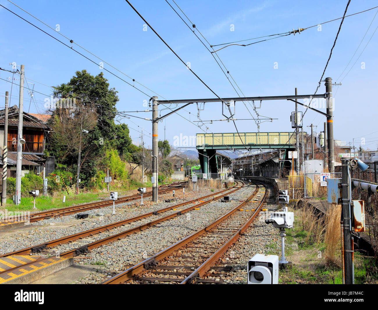Railway in Japan Stock Photo - Alamy