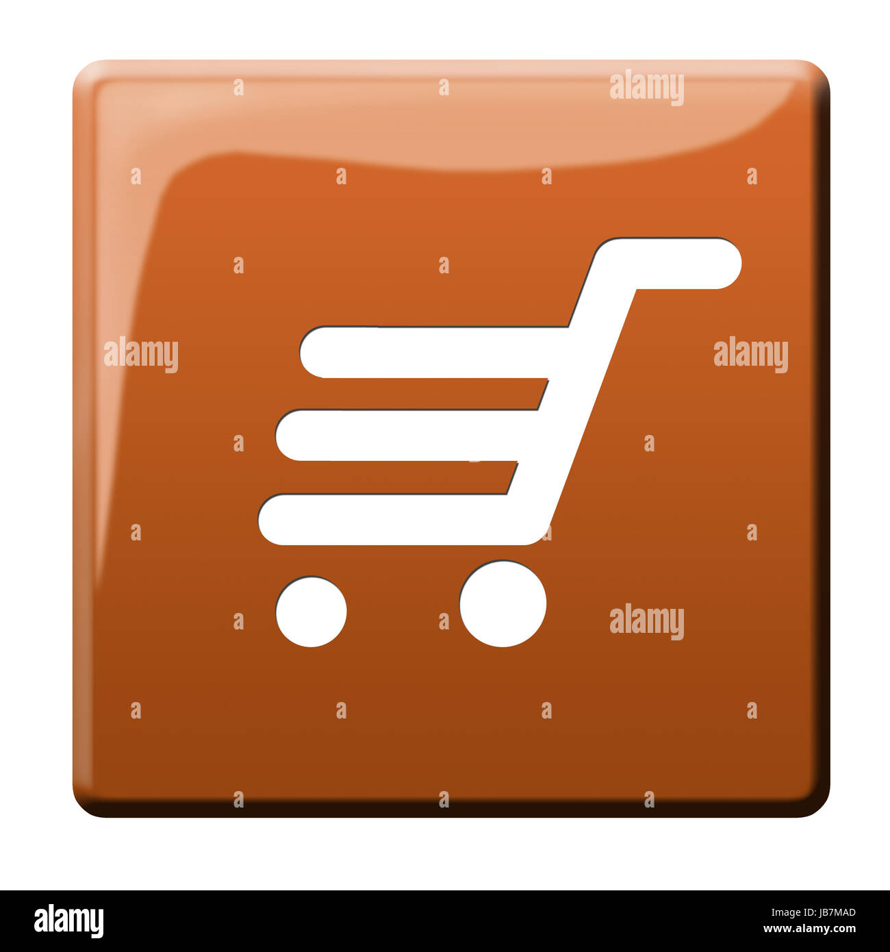 shopping cart button Stock Photo - Alamy