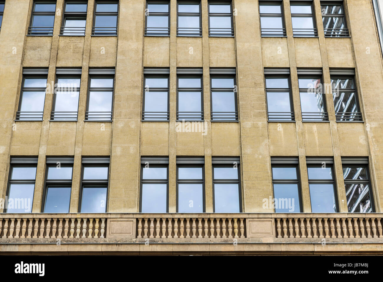 Facade of a classic office building in Berlin, Germany Stock Photo - Alamy