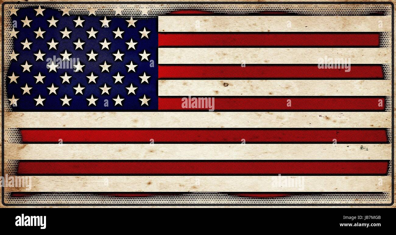 Comic flag hi-res stock photography and images - Alamy