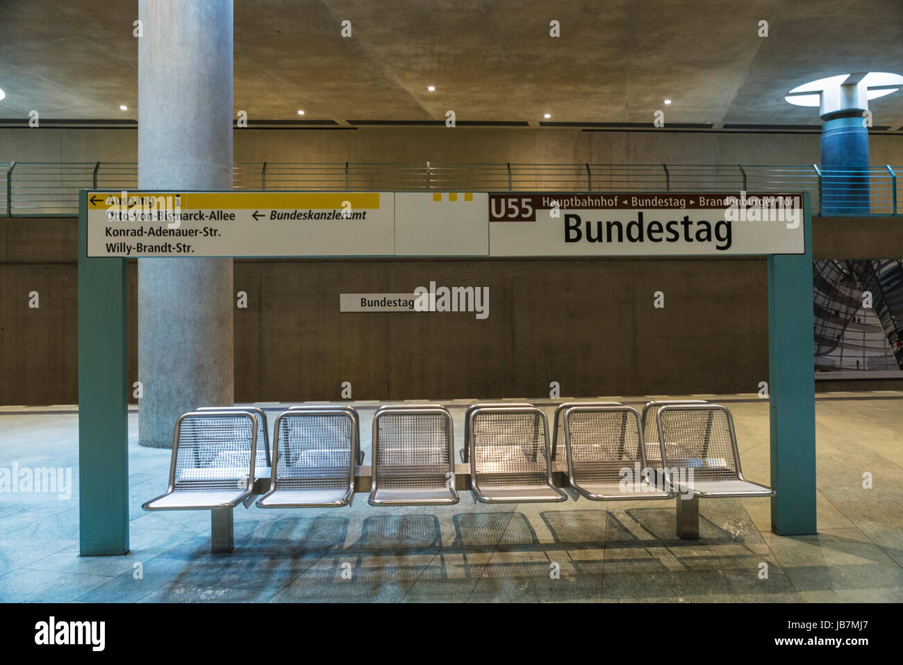 Berlin, Germany - April 12, 2017: Waiting chair in Bundestag ...